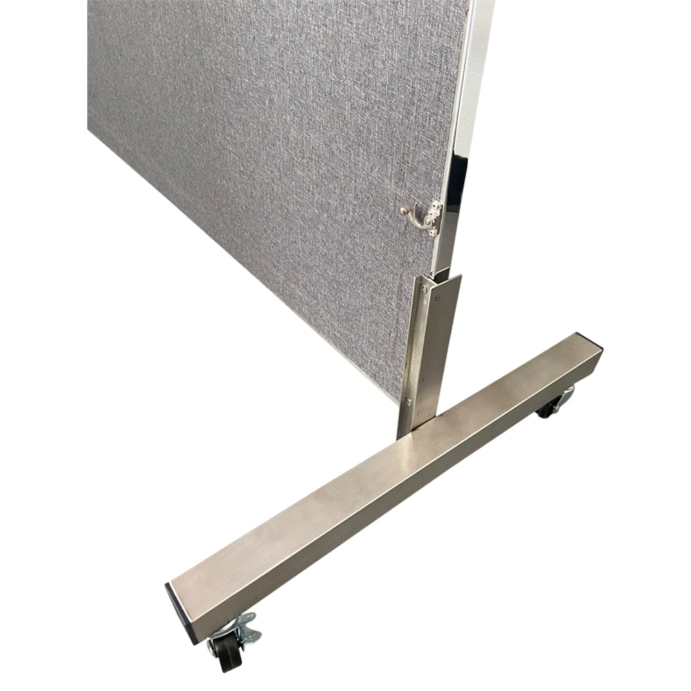 40" x 79" Glassless Dance and Gym Studio Rolling Floor Mirror – The ...