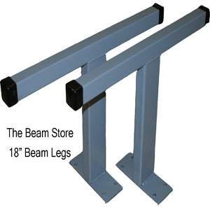 18" Metal Beam Legs Set of Three for our Raised Sectional Beams – The ...